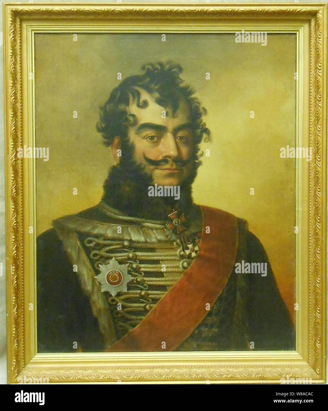 Delyanov David Artemyevich by George Dawe - Kaluga Stock Photo - Alamy