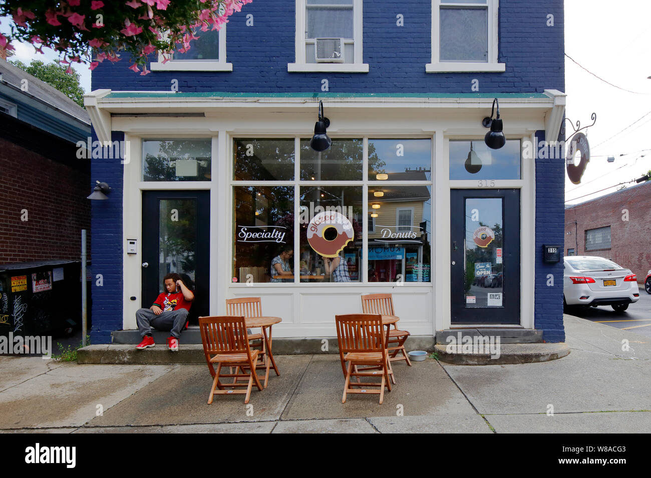Glazed Over Donuts, 315 Main St, Beacon, NY. exterior storefront of a ...