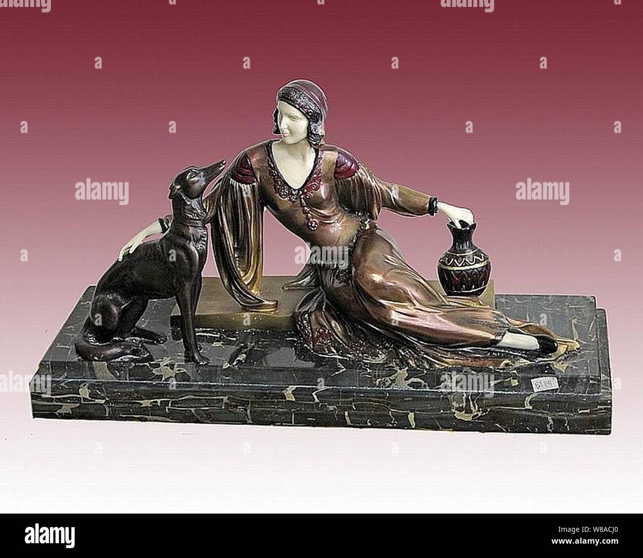 Demetre Chiparus Chiparus Bronze Sculpture Stock Photo - Alamy