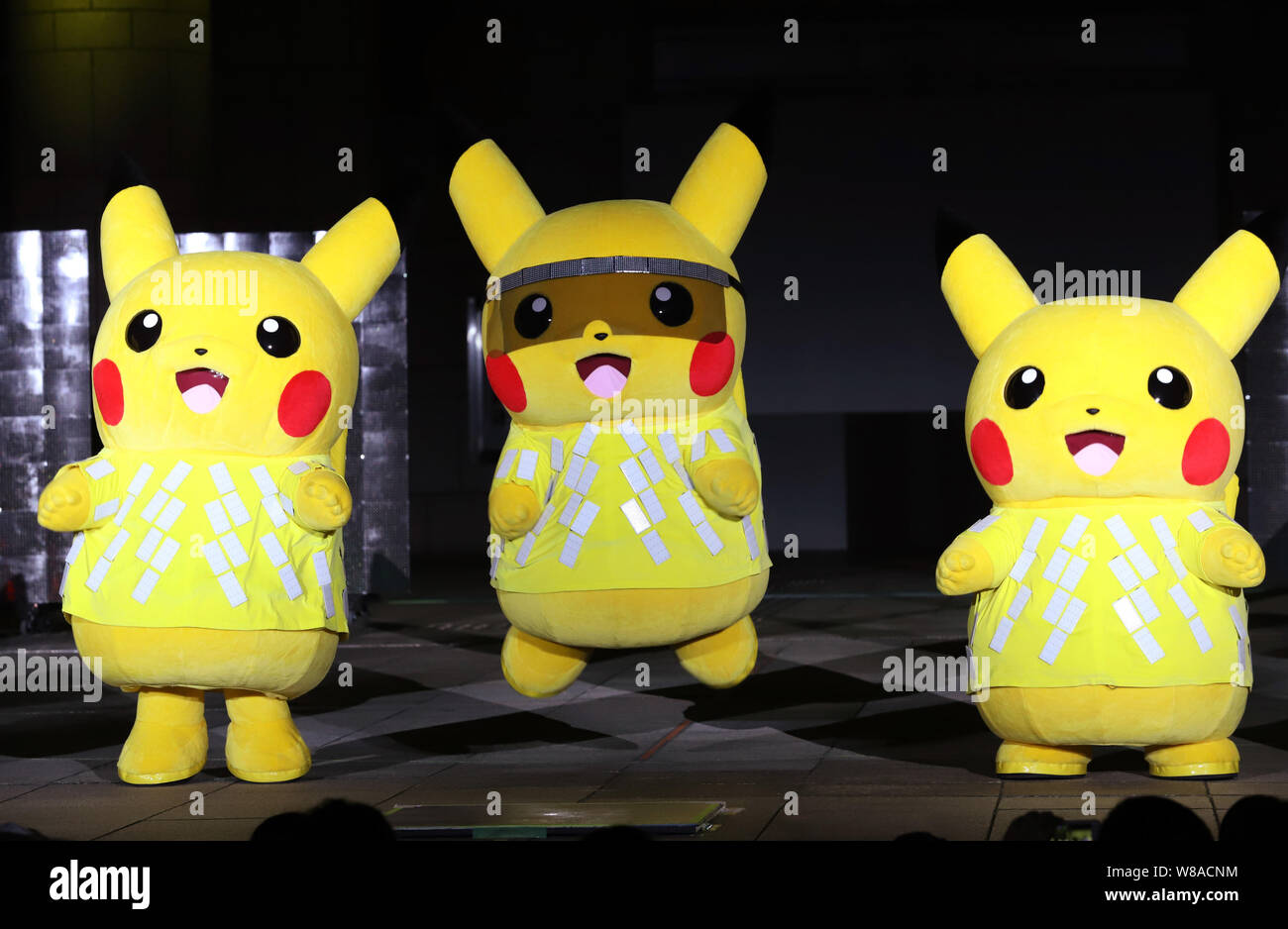 Yokohama, Japan. 8th Aug, 2019. Nintendo's videogame software Pokemon's ...