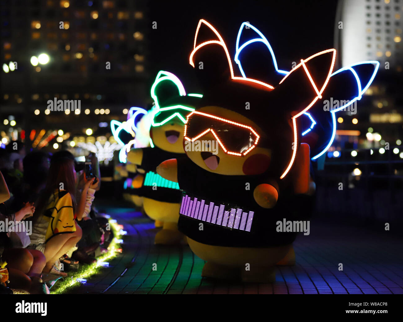 Yokohama, Japan. 8th Aug, 2019. Nintendo's videogame software Pokemon's ...