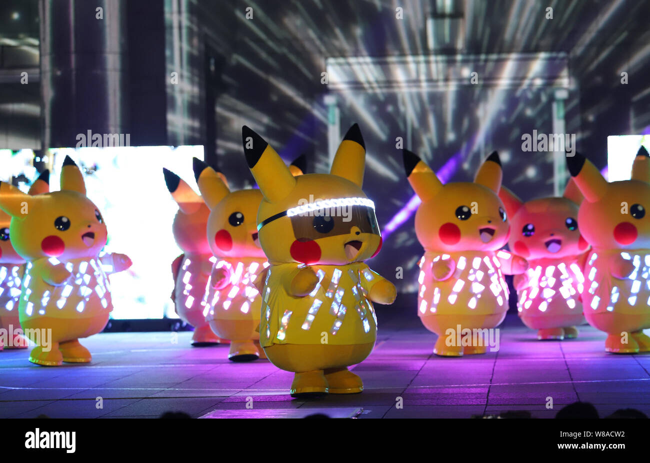 Yokohama, Japan. 8th Aug, 2019. Nintendo's videogame software Pokemon's ...