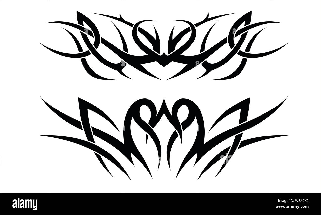 Colored Tribal Tattoos