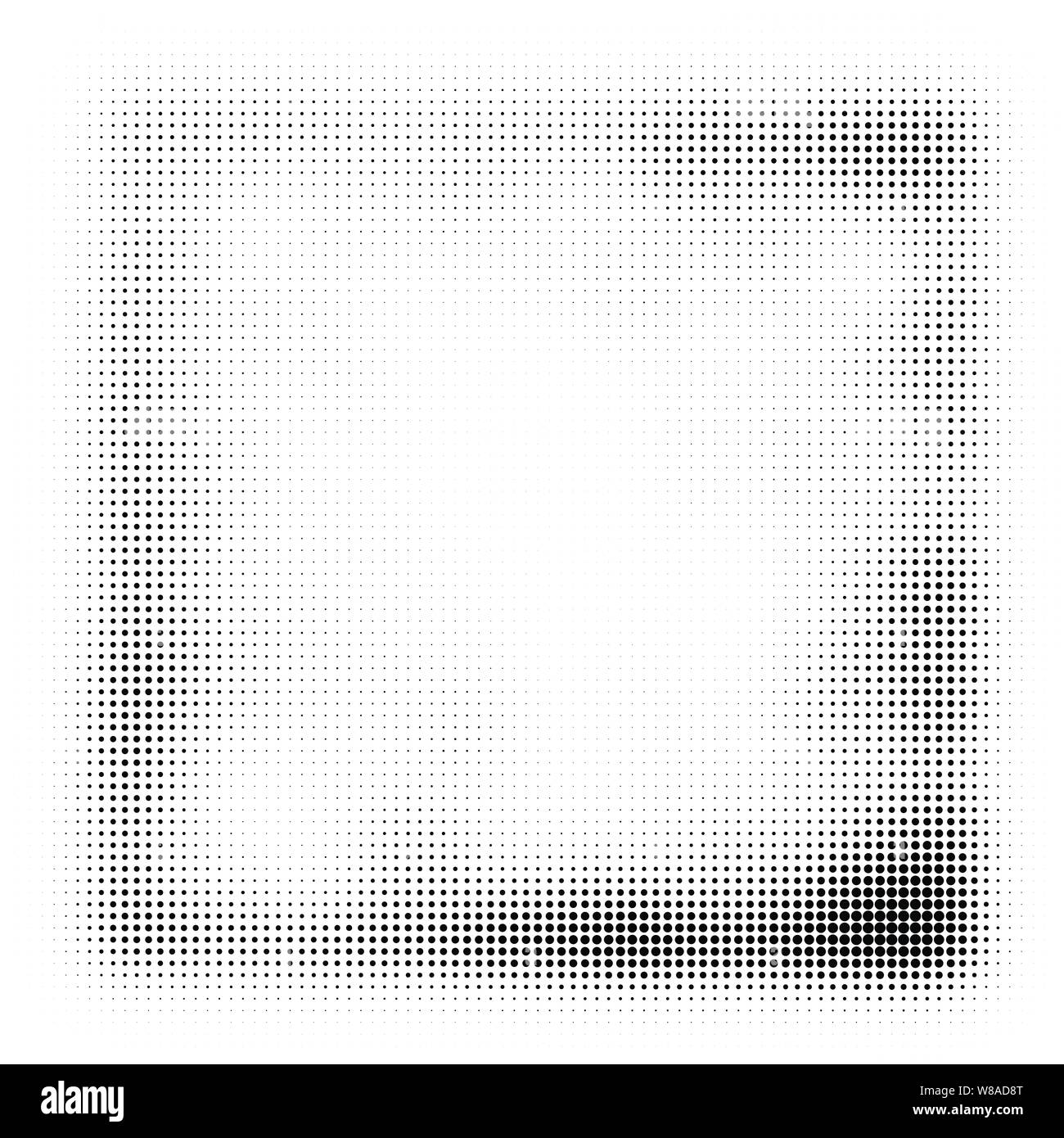 Halftone Pattern. Set of Dots. Dotted Texture on White Background ...