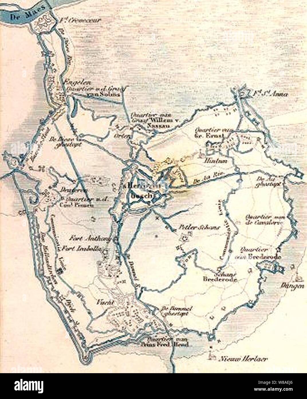 Den Bosch 1629 Stock Photo - Alamy