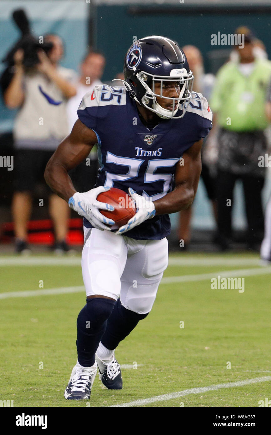 Philadelphia, USA. August 8, 2019: Tennessee Titans cornerback Adoree ...