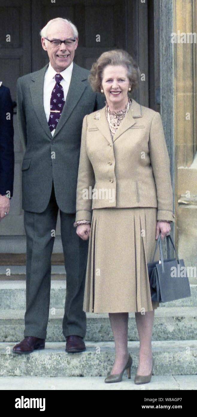 Denis and Margaret Thatcher Stock Photo - Alamy