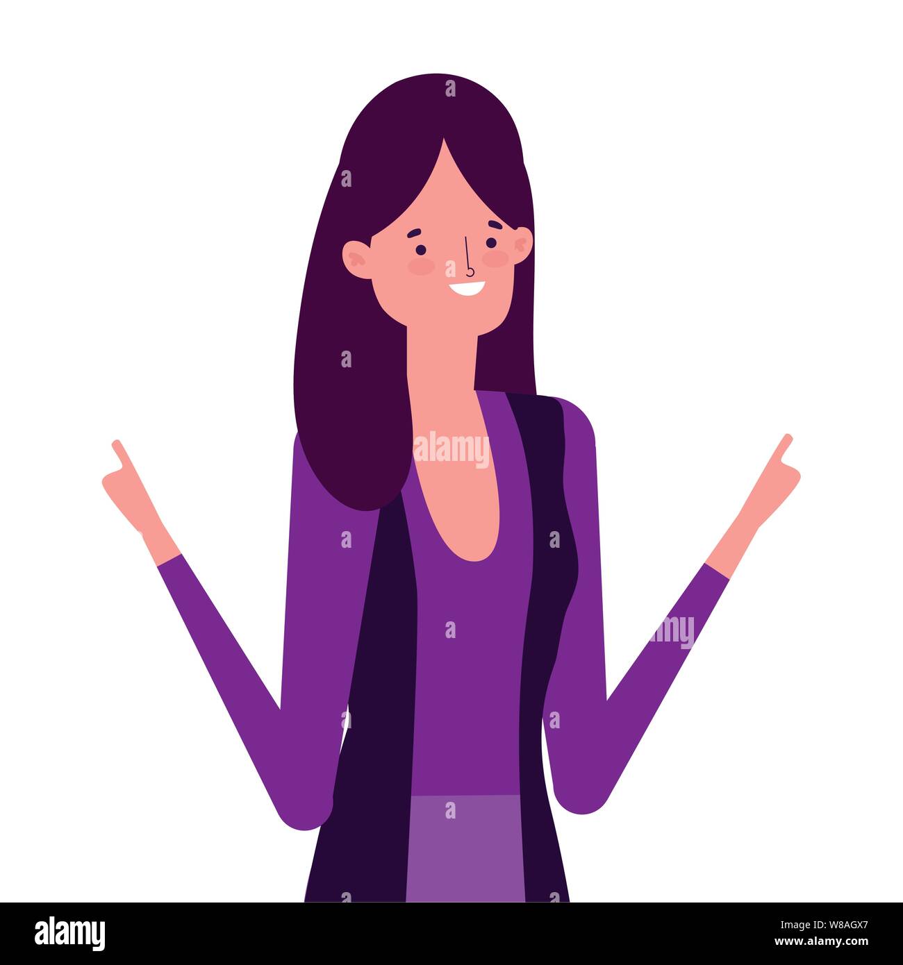 Avatar of a fashion woman design, Girl female person human and beauty ...