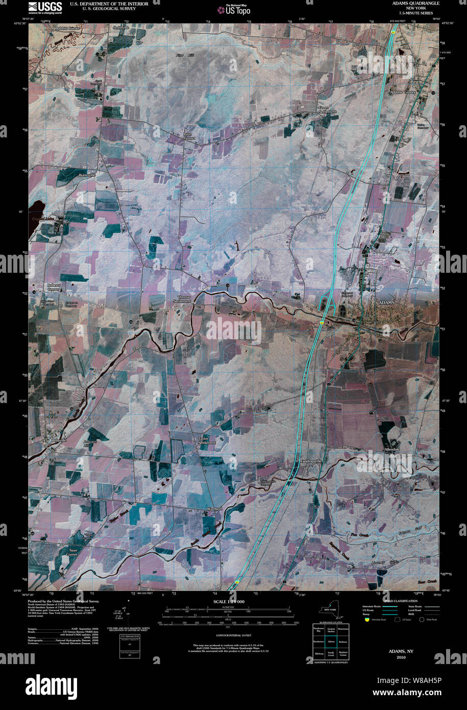Geospatial data map hi-res stock photography and images - Alamy