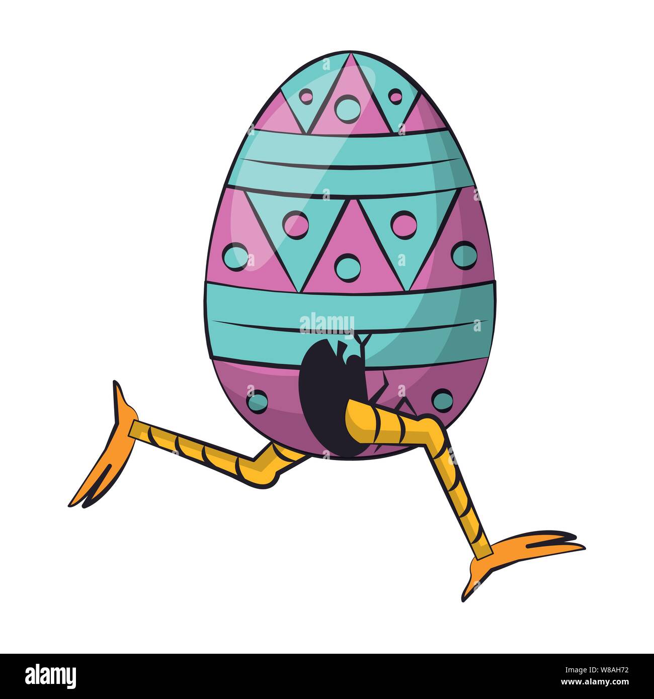 easter happy tradition celebration cartoon Stock Vector Image & Art - Alamy