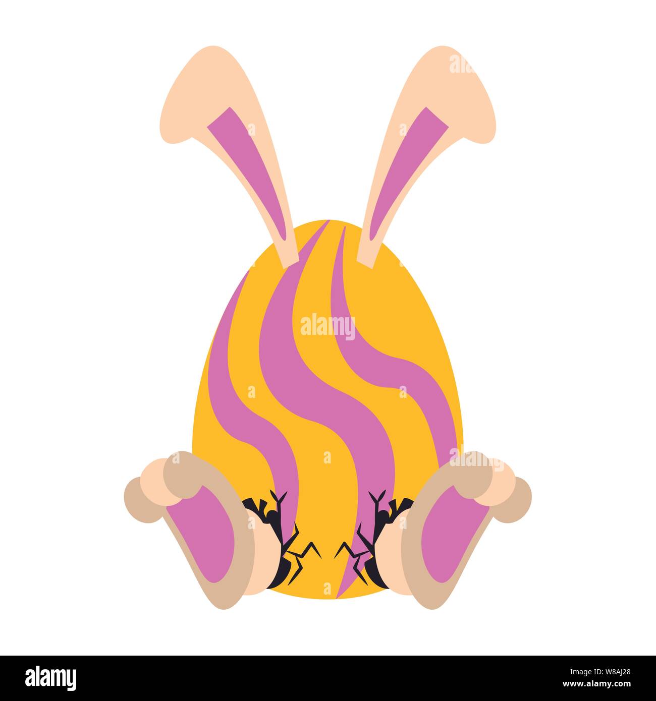 easter happy tradition celebration cartoon Stock Vector Image & Art - Alamy