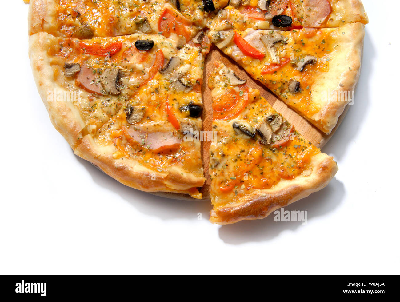Delicious hot pizza Stock Photo - Alamy