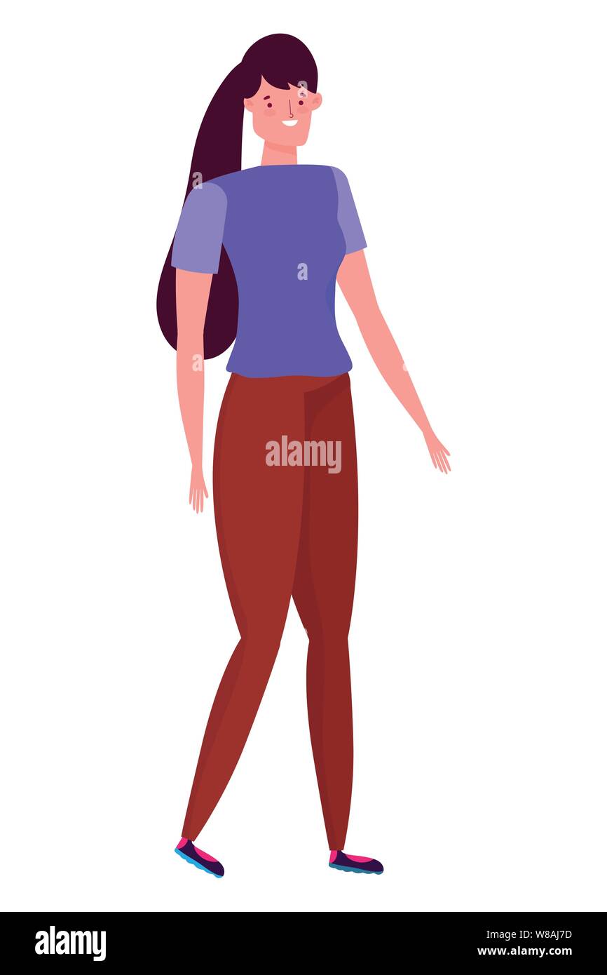 Avatar of a fashion woman design, Girl female person human and beauty ...