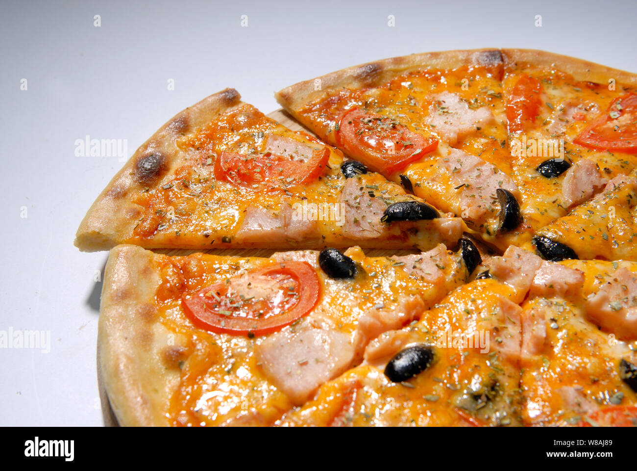 Delicious hot pizza Stock Photo - Alamy