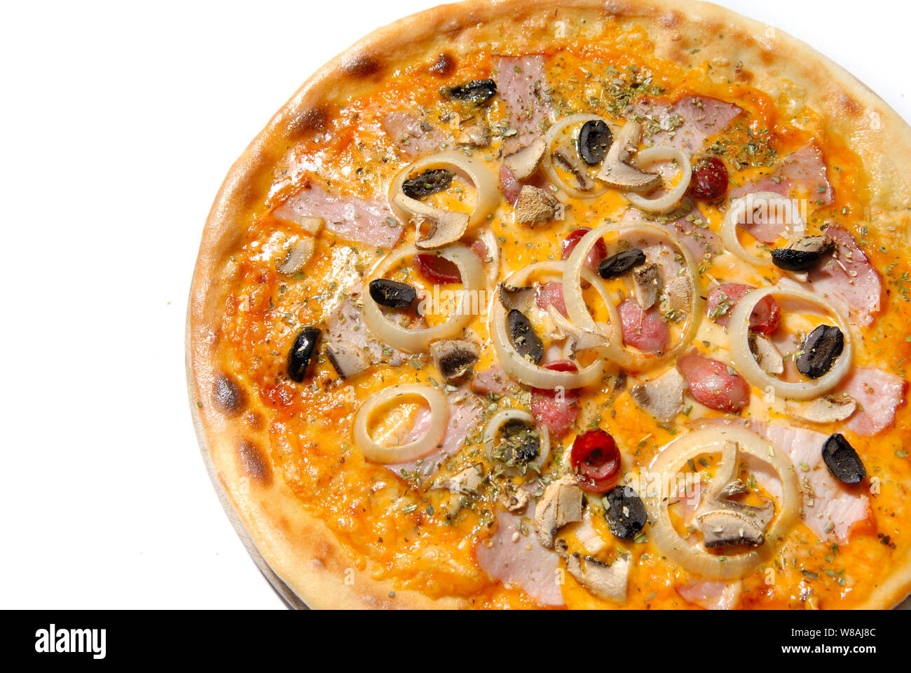 Delicious hot pizza Stock Photo - Alamy
