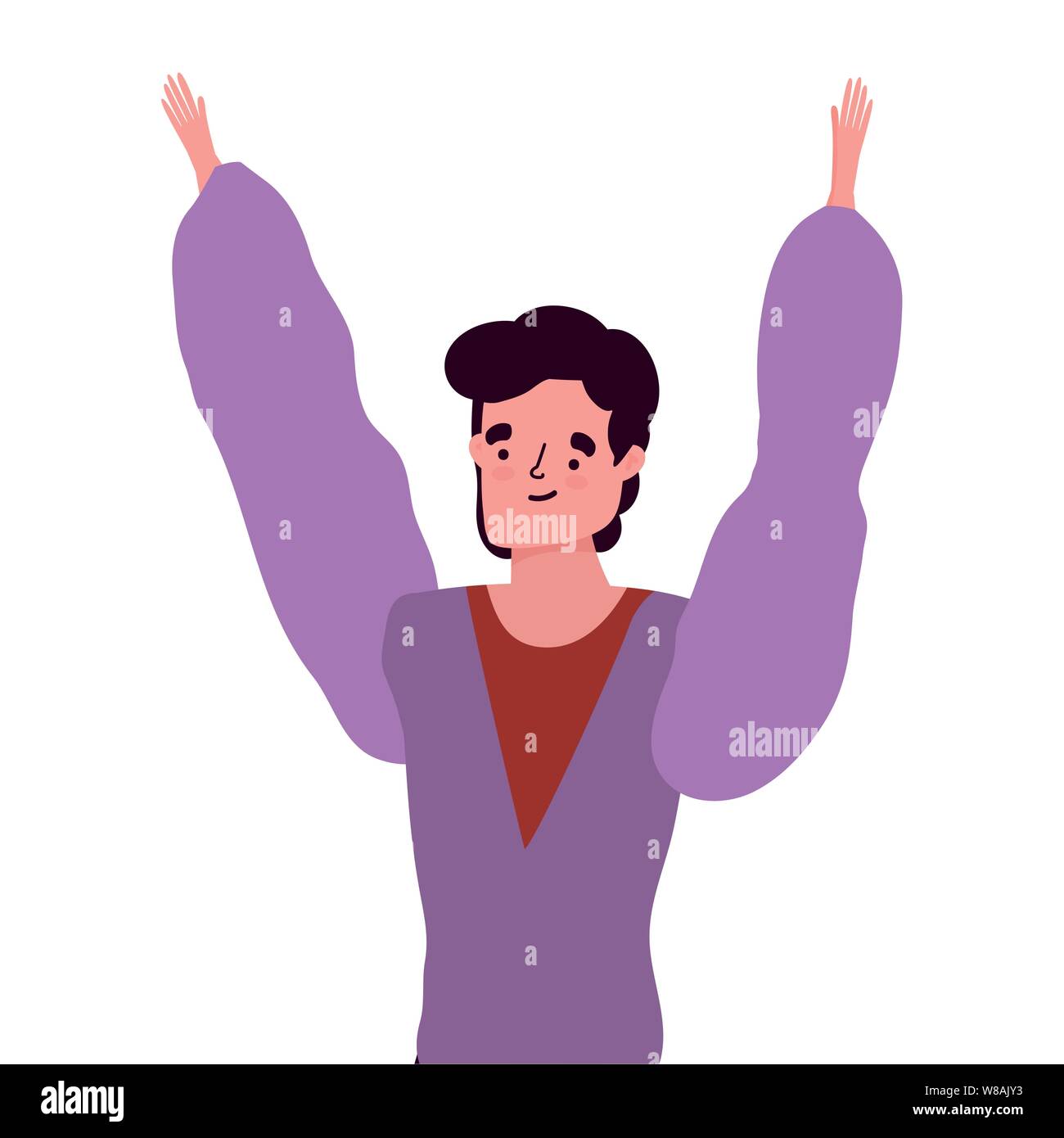 Avatar of a man design, Boy male person human and attractive theme ...