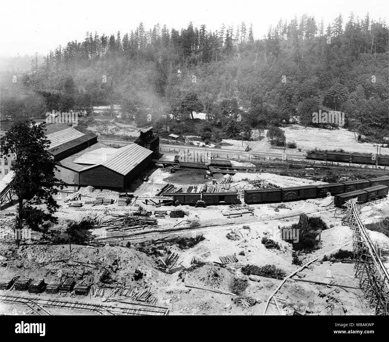 Denny Renton Clay and Coal Co vitrified plant at Renton, August 18 ...