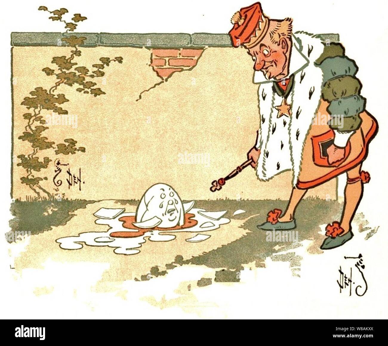 Denslow's Humpty Dumpty pg 5 Stock Photo - Alamy