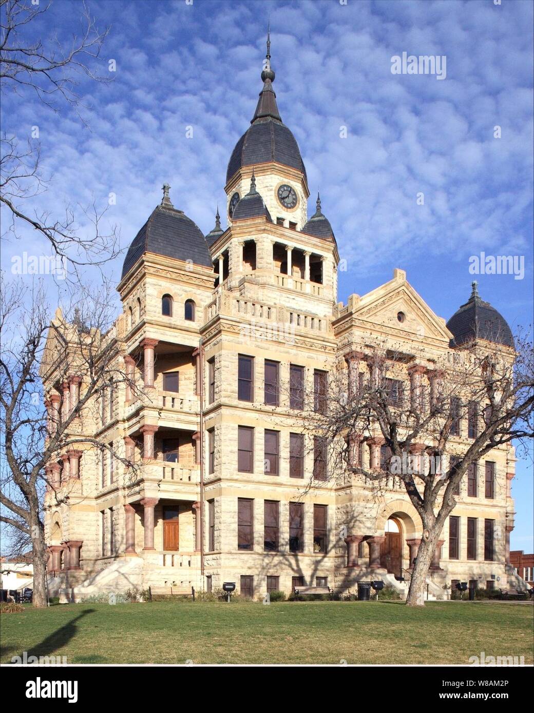 Denton historic courthouse Stock Photo - Alamy
