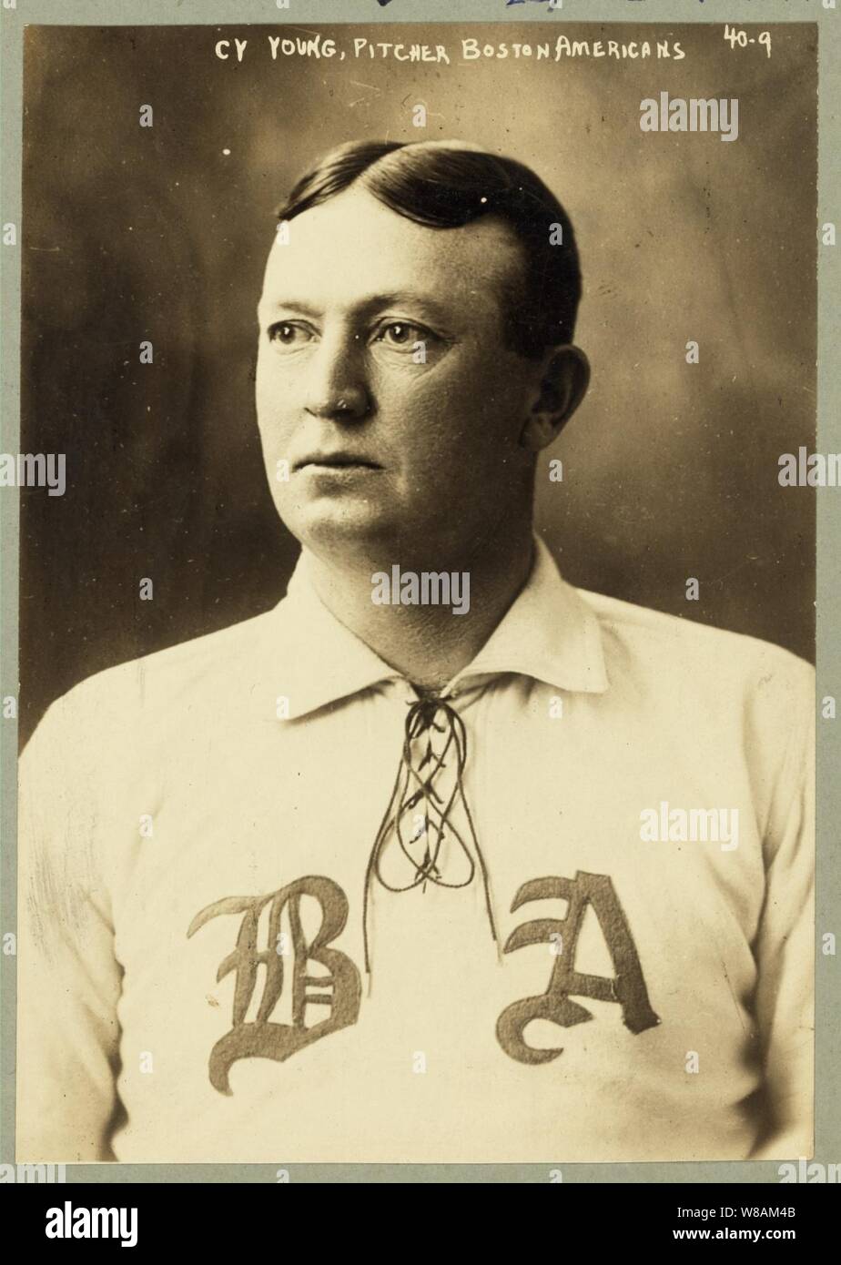 Denton True) Cy Young, pitcher, Boston Americans Stock Photo - Alamy