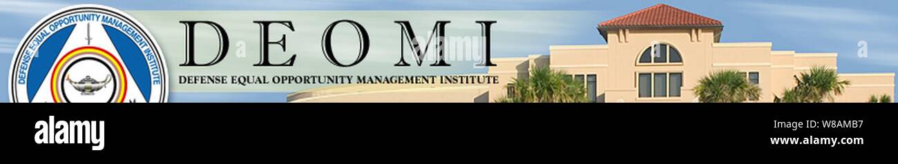 DEOMI large logo Stock Photo - Alamy