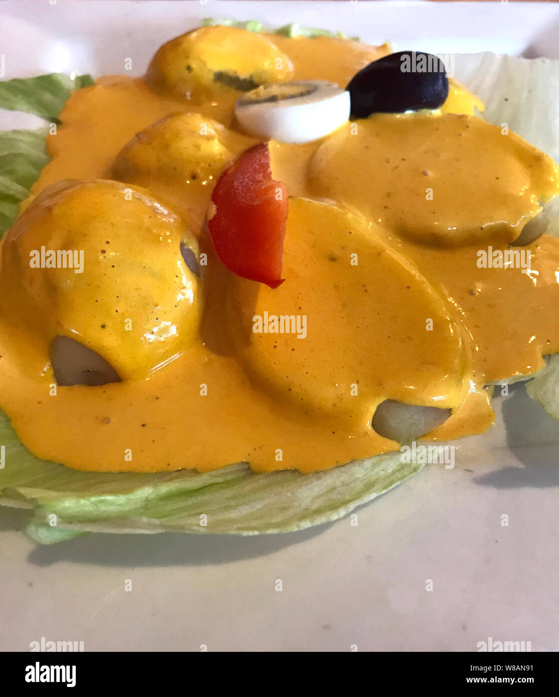 Papa A La Huancaina High Resolution Stock Photography and Images - Alamy