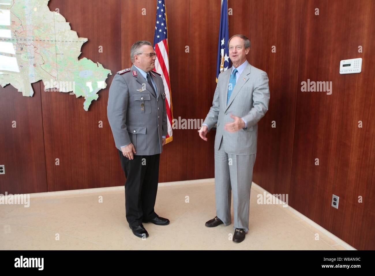 Departure of Defense Attache Broecker and Award Ceremony Oberst Finck ...