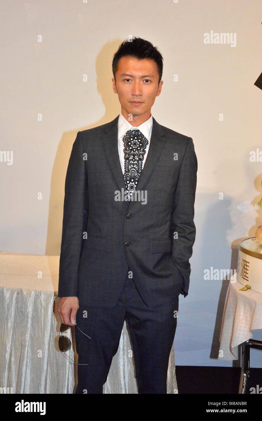 Hong Kong singer and actor Nicholas Tse poses during a press conference ...