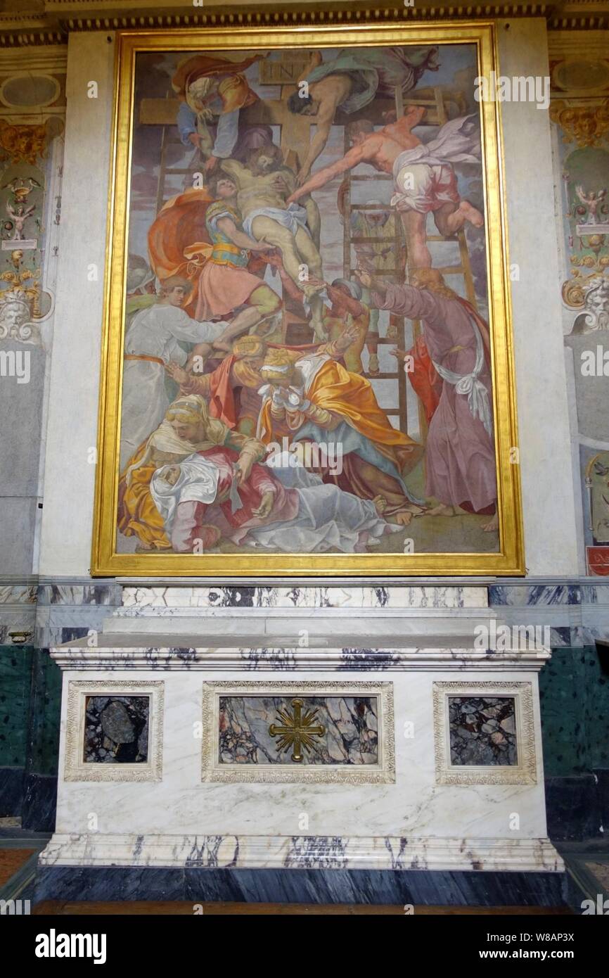 Deposition by Daniele da Volterra - Trinità dei Monti - Rome, Italy ...