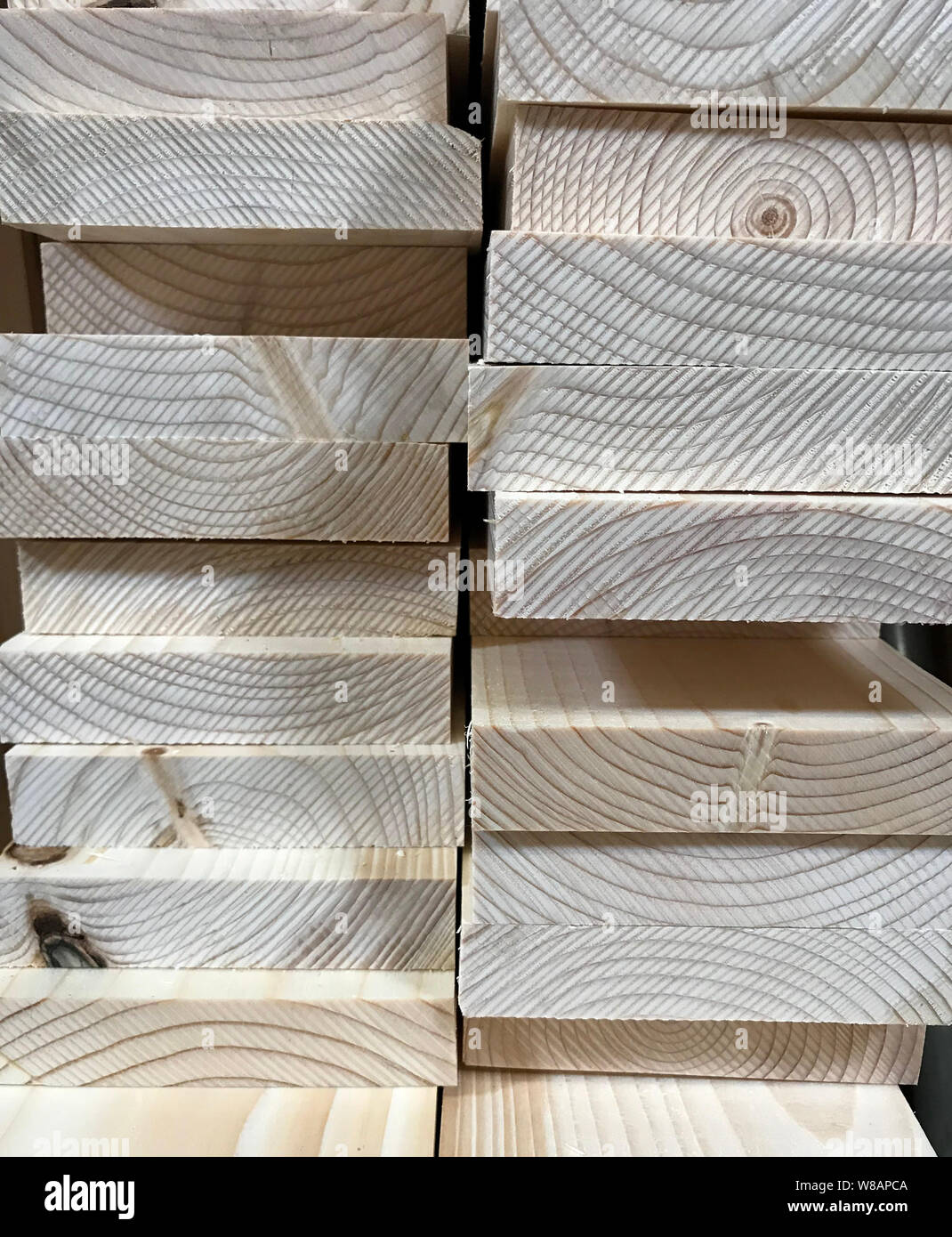 Stack new wooden studs hi-res stock photography and images - Alamy