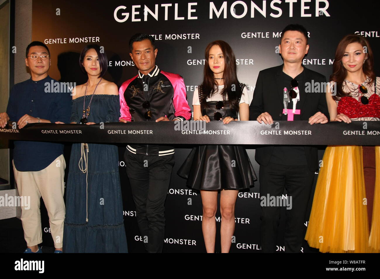 (From second left to right) Hong Kong singer and actress Miriam Yeung ...