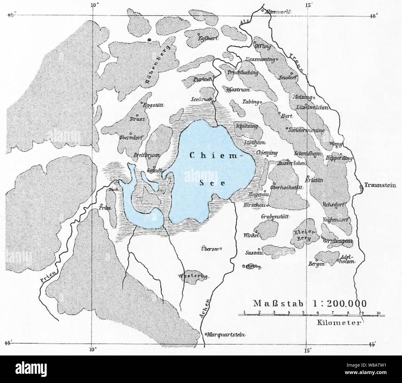Der Chiemsee, etwa nach 2500 Jahren Stock Photo - Alamy