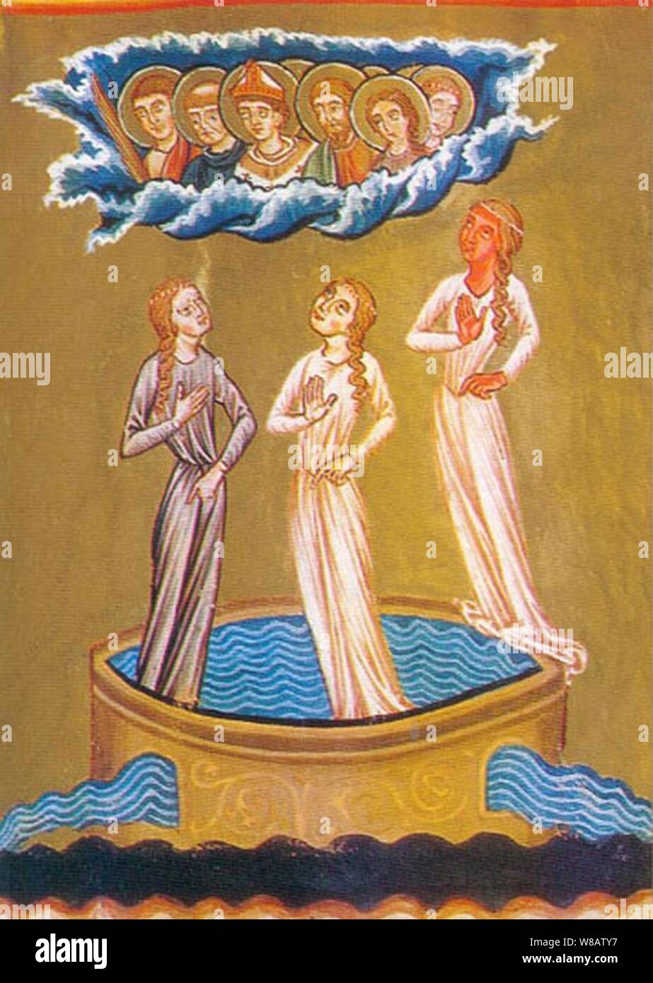 Der Brunnen des Lebens - Liber divinorum operum Stock Photo - Alamy