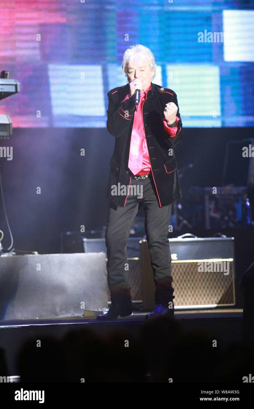 Australian rock band Air Supply performs at a concert during its world ...