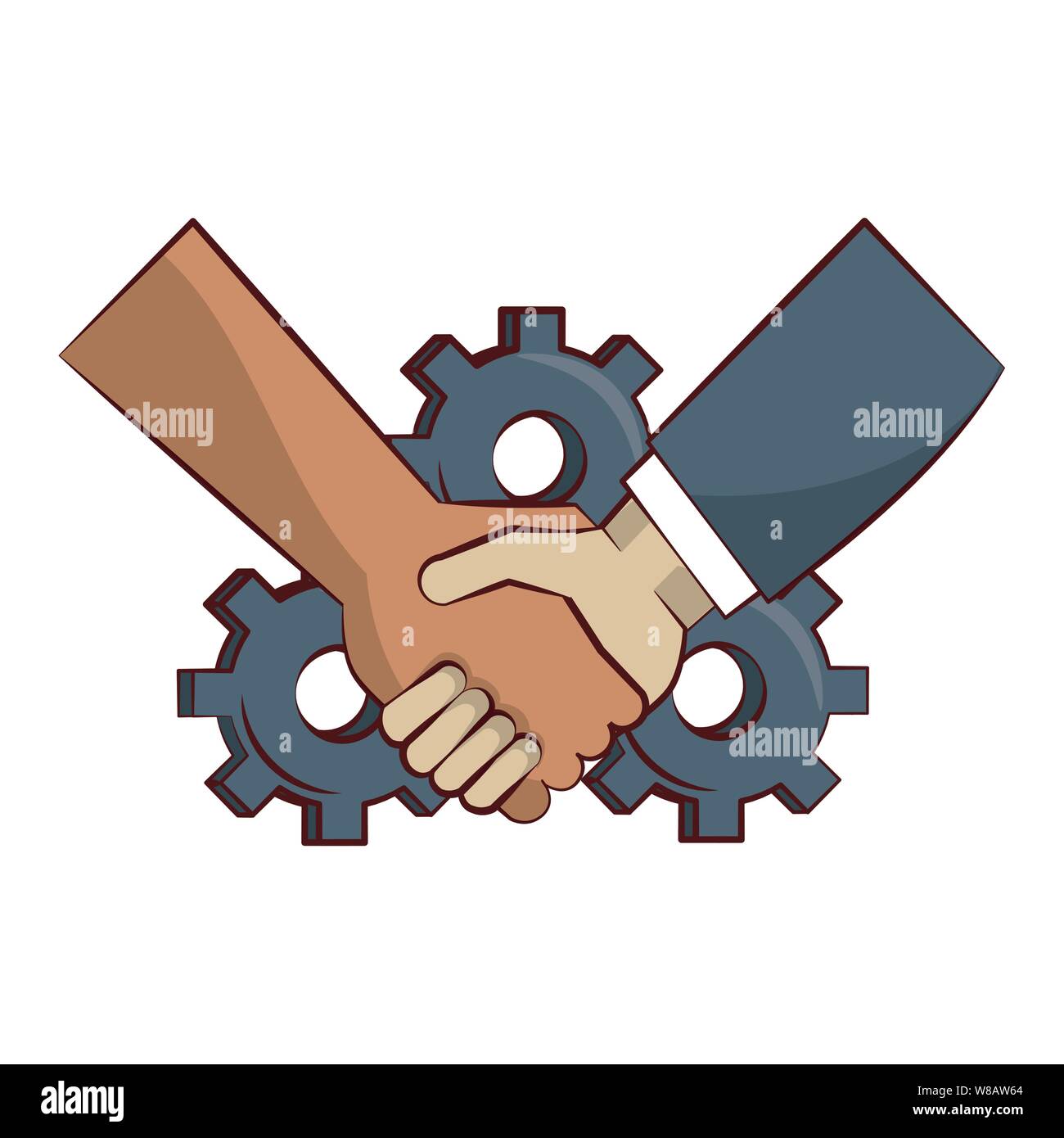 executive business corporate office cartoon Stock Vector Image & Art ...