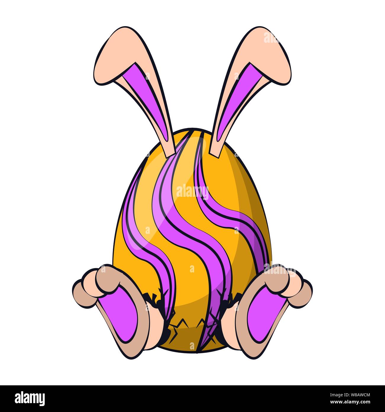 easter happy tradition celebration cartoon Stock Vector Image & Art - Alamy