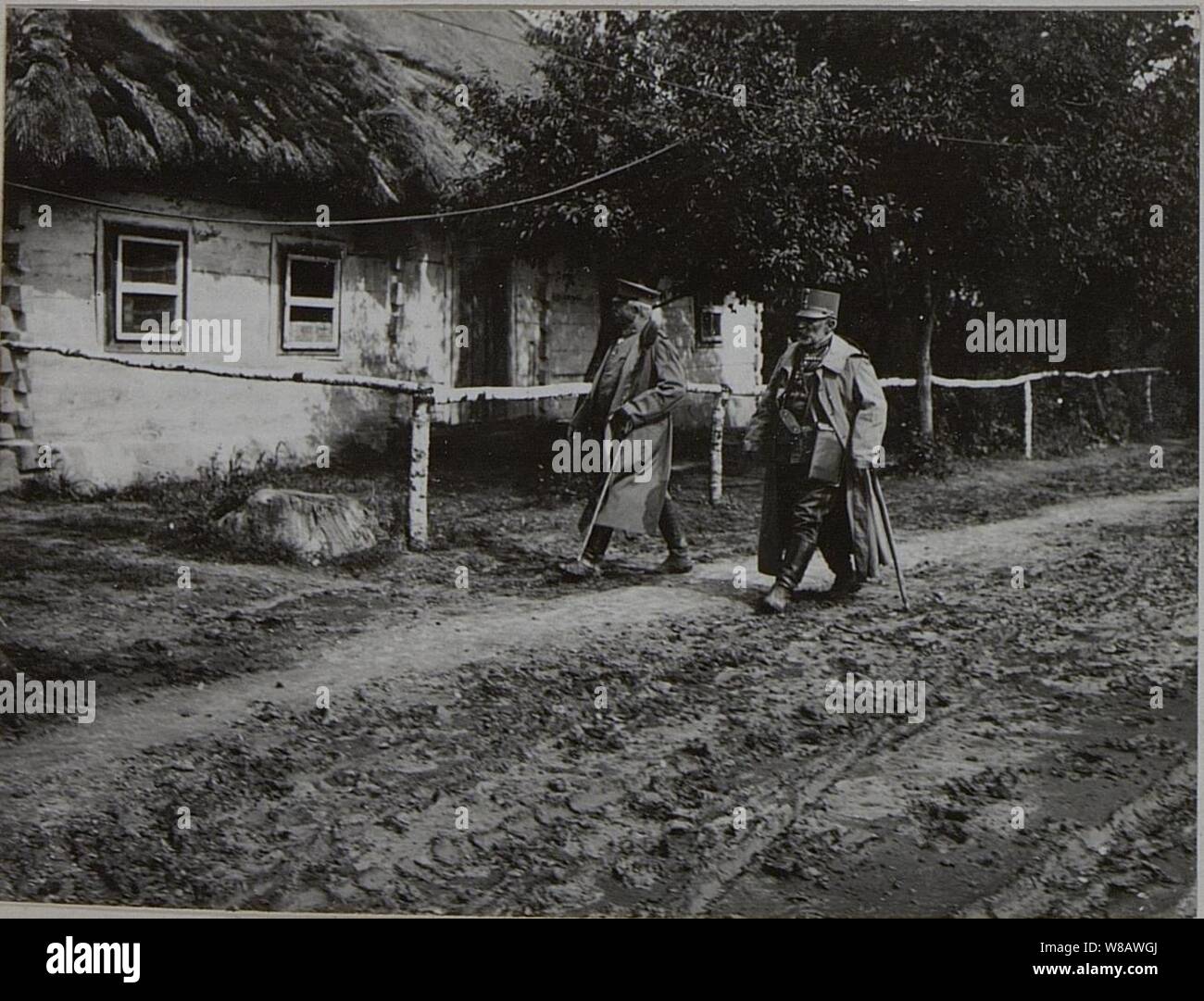 Der deutsche Generalleutnant Karl Litzmann und General der Infanterie ...