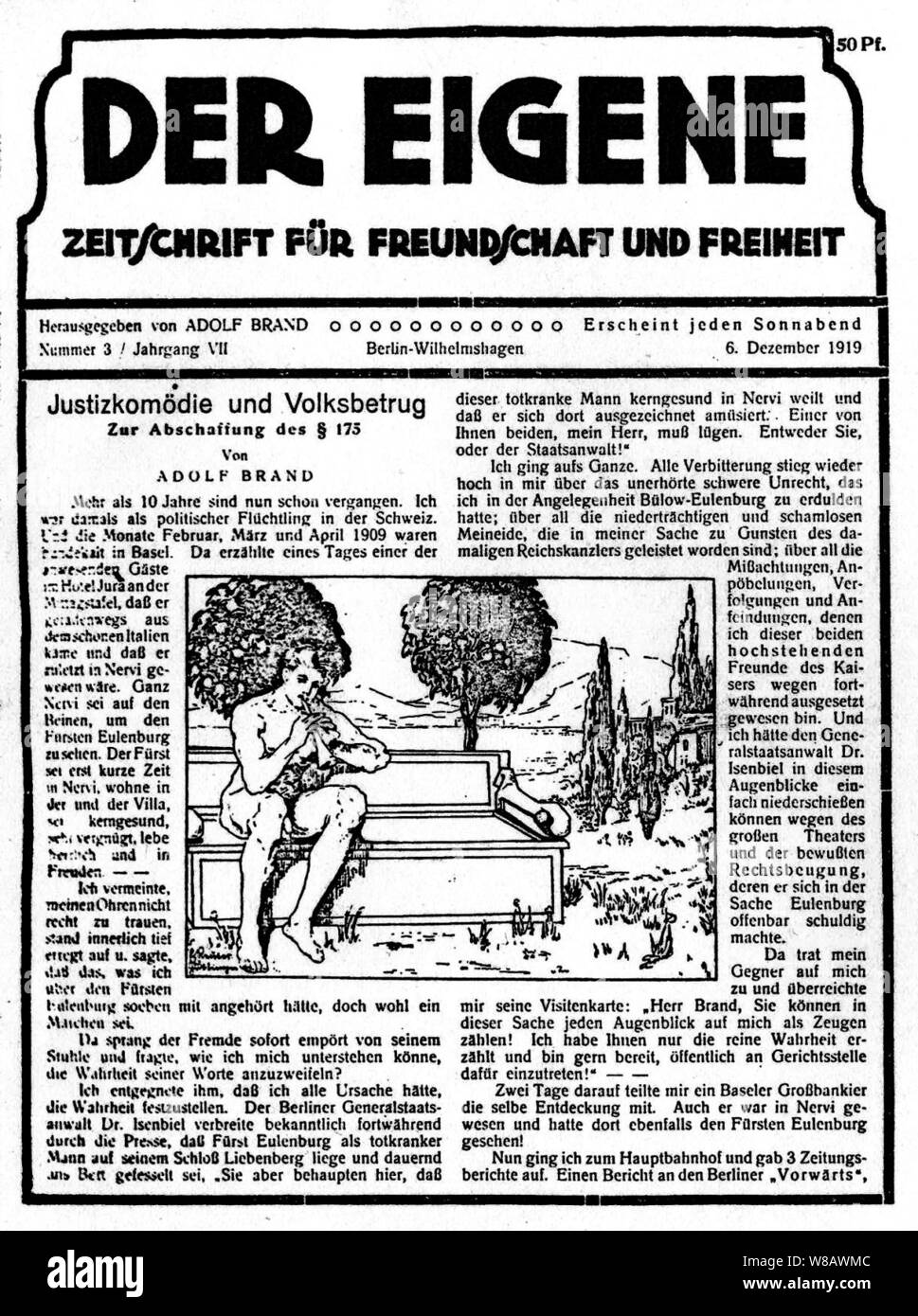 Der Eigene 1919 vol 7 Stock Photo - Alamy