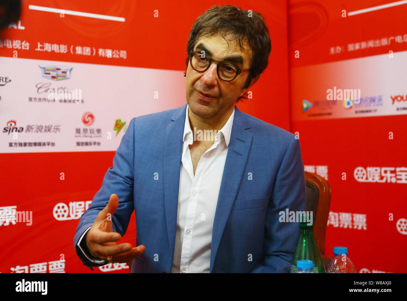 Canadian film director Atom Egoyan speaks at an interview during the ...