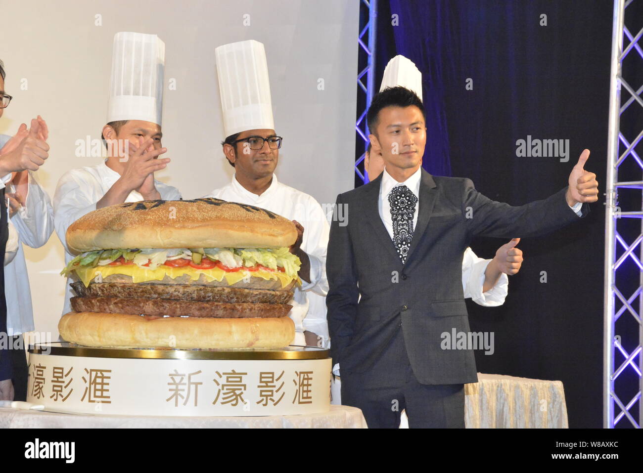 Hong Kong singer and actor Nicholas Tse poses during a press conference ...