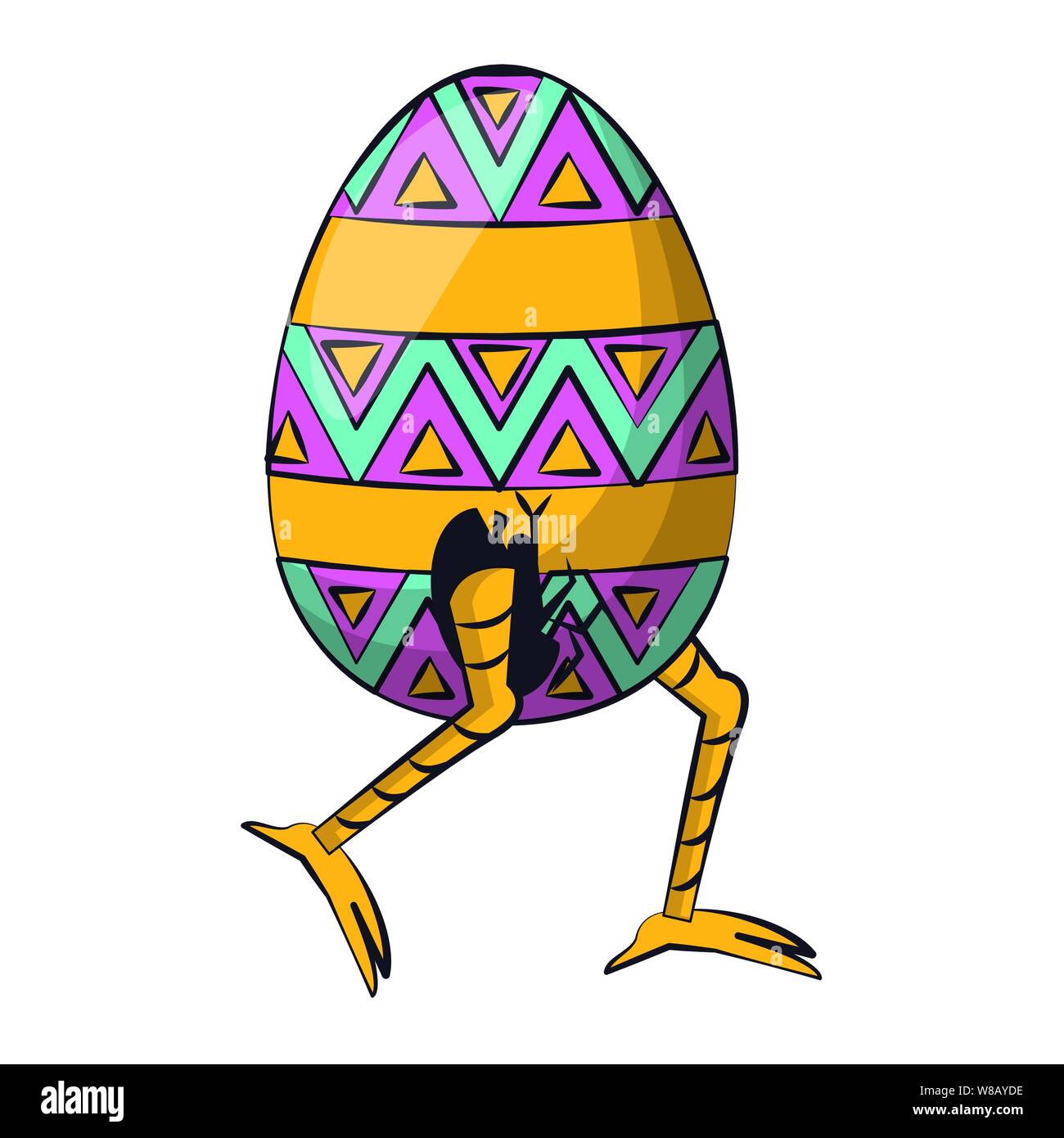 easter happy tradition celebration cartoon Stock Vector Image & Art - Alamy
