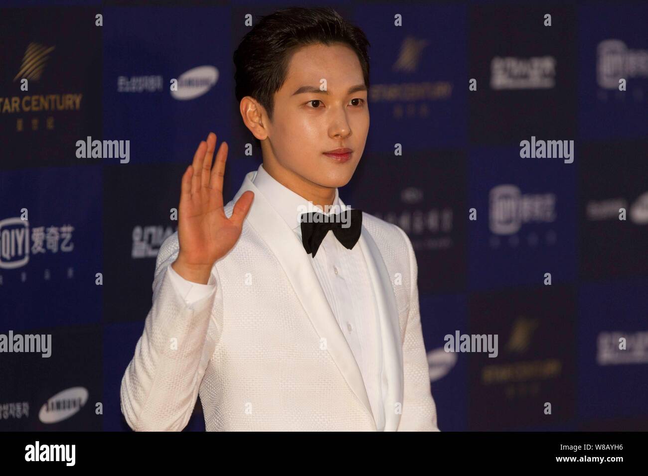 Singer and actor Yim Si-wan of South Korean boy group ZE:A arrives on ...