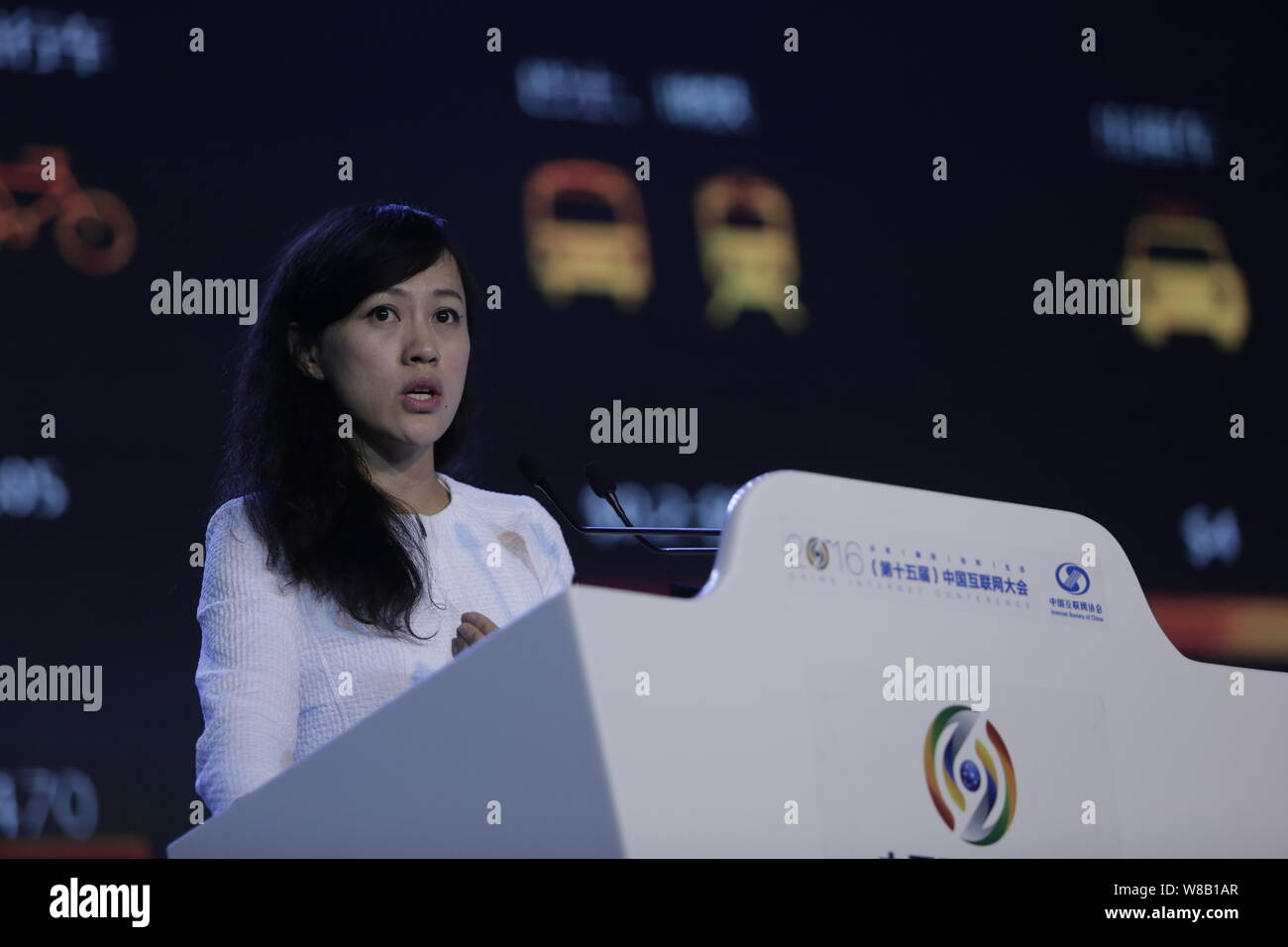 Liu Qing, President of taxi-hailing and car-service app Didi Chuxing ...