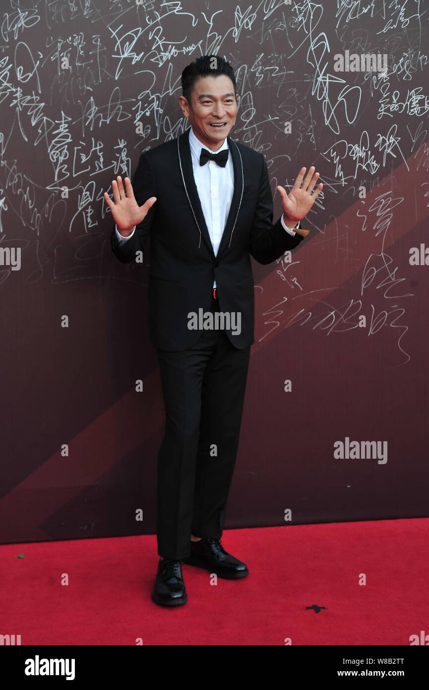 Hong Kong singer and actor Andy Lau arrives on the red carpet for the ...