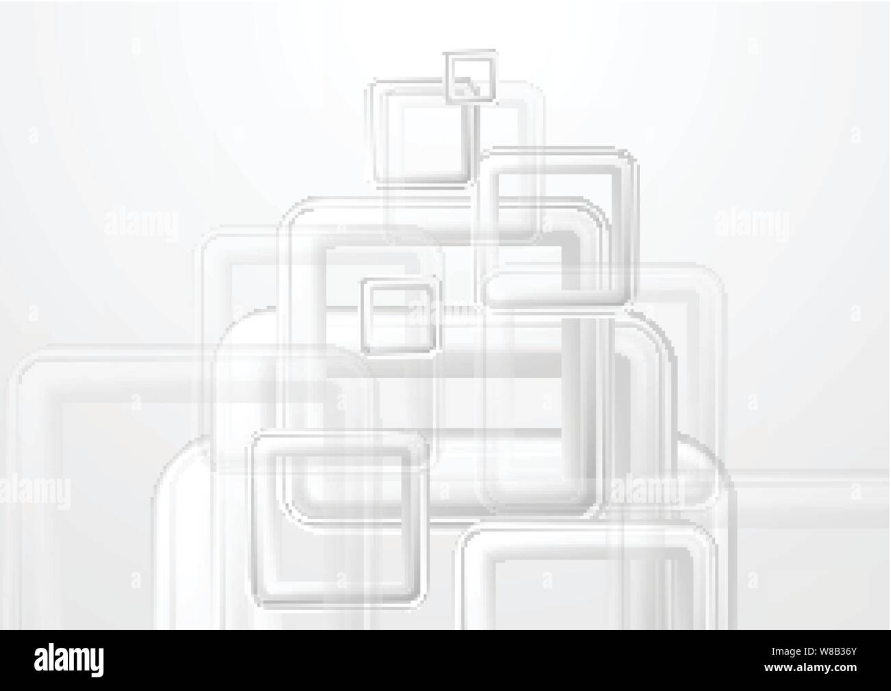Tech abstract vector background with grey squares Stock Vector Image ...