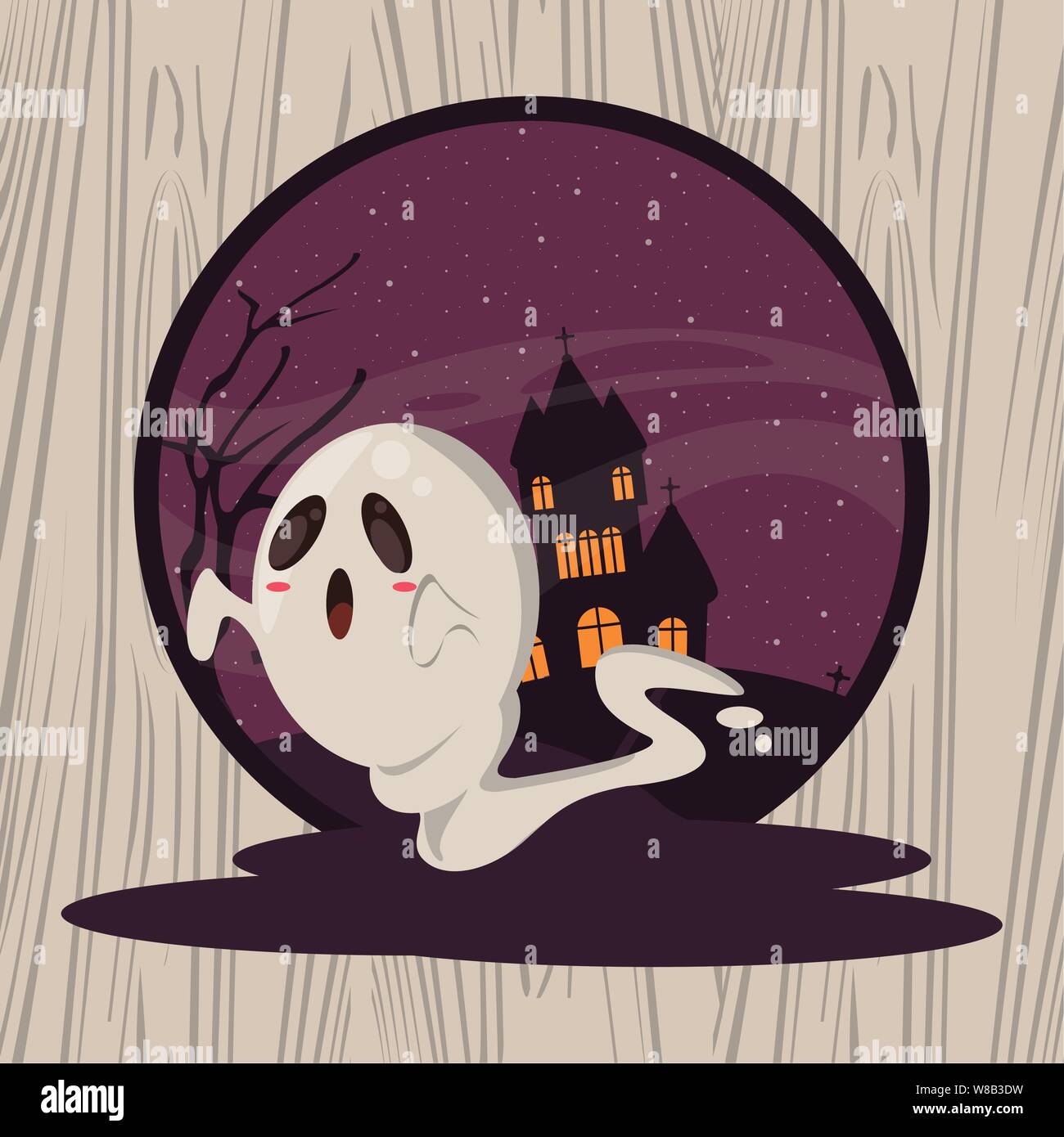 Halloween funny and scary cartoons Stock Vector Image & Art - Alamy