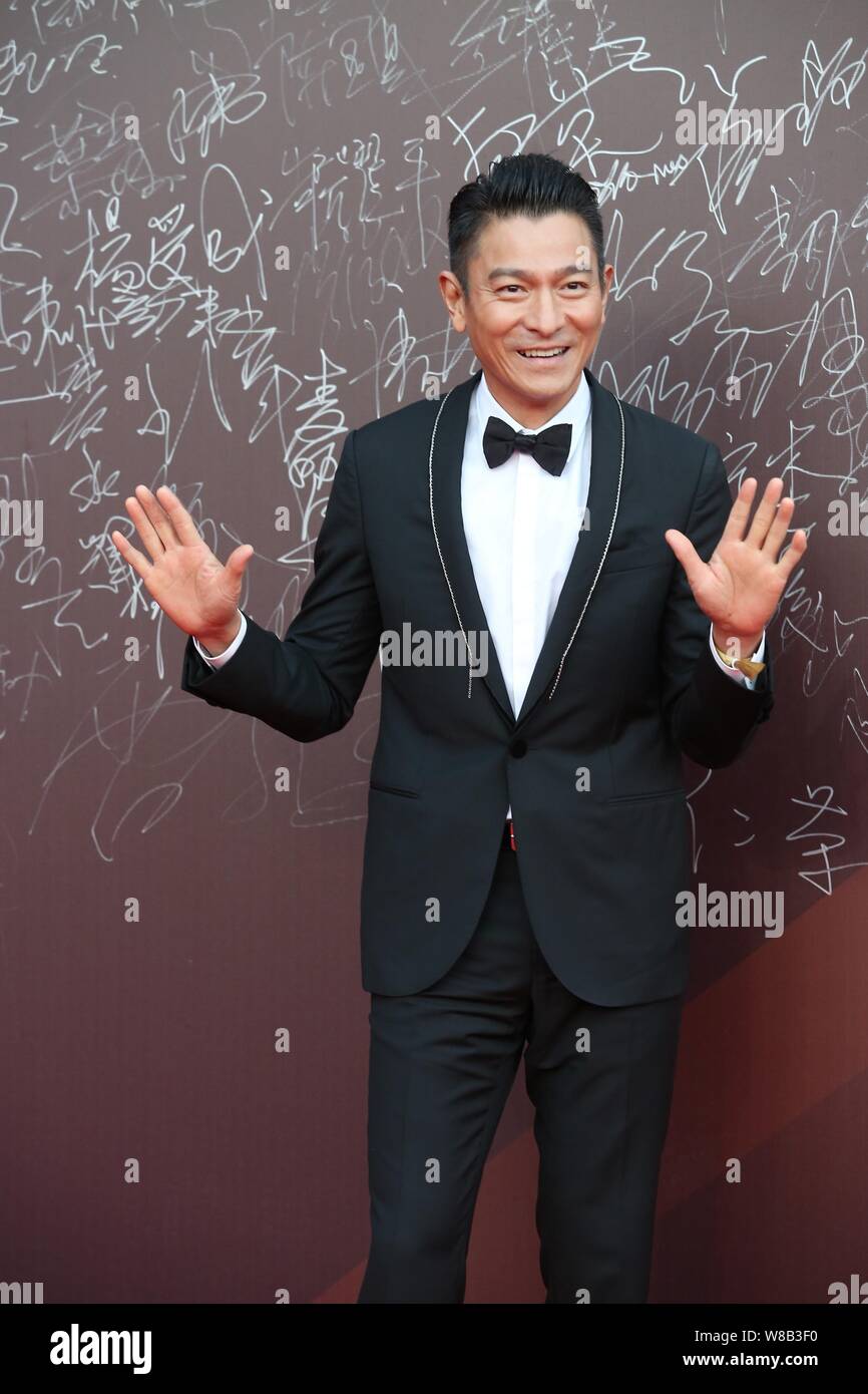 Hong Kong singer and actor Andy Lau arrives on the red carpet for the ...