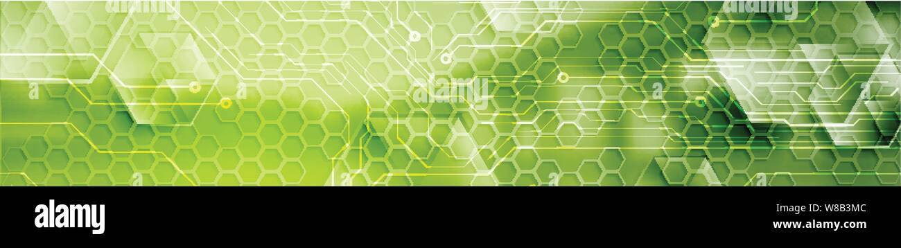 Abstract technology modern industrial web header banner. Vector header ...