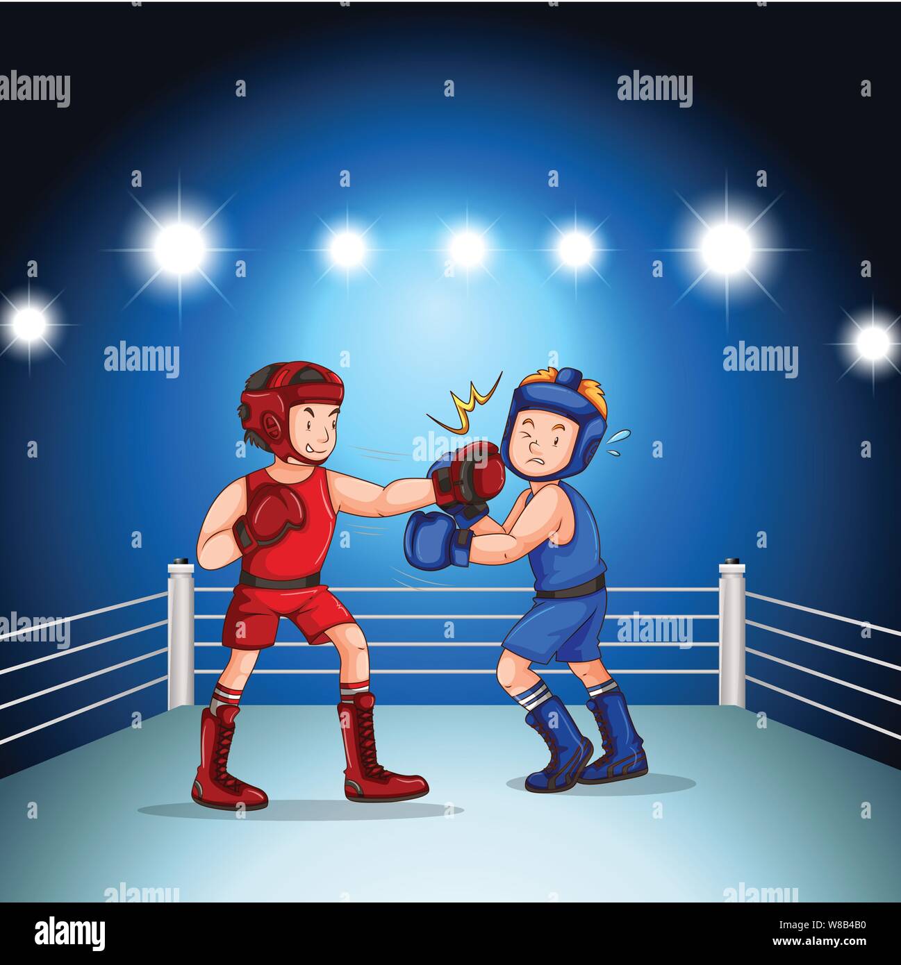 Boxing ko Stock Vector Images - Alamy