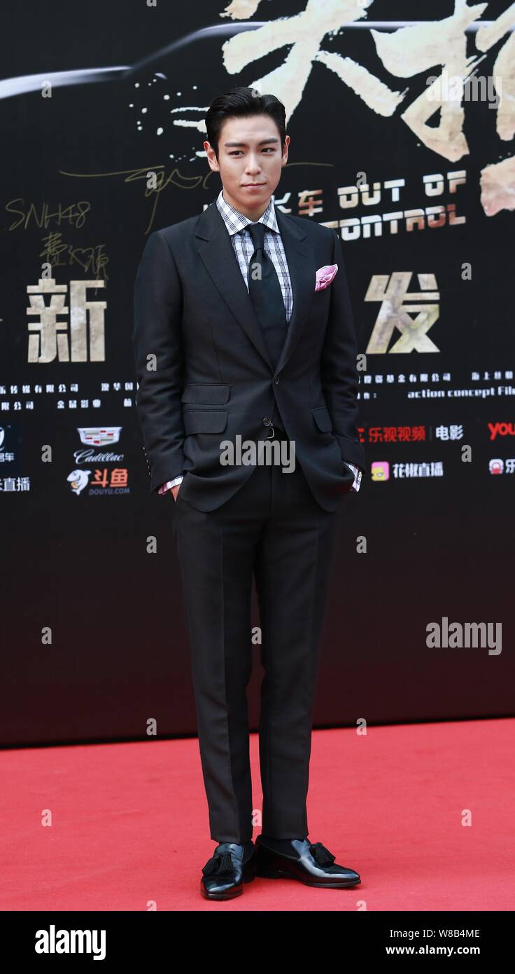 Singer and actor Choi Seung-hyun, better known by his stage name T.O.P ...